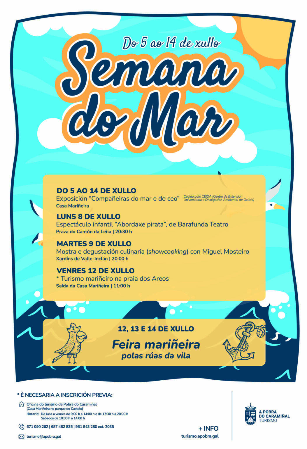 A Semana do Mar exaltará a tradición mariñeira da Pobra do 5 ao 14 de ...